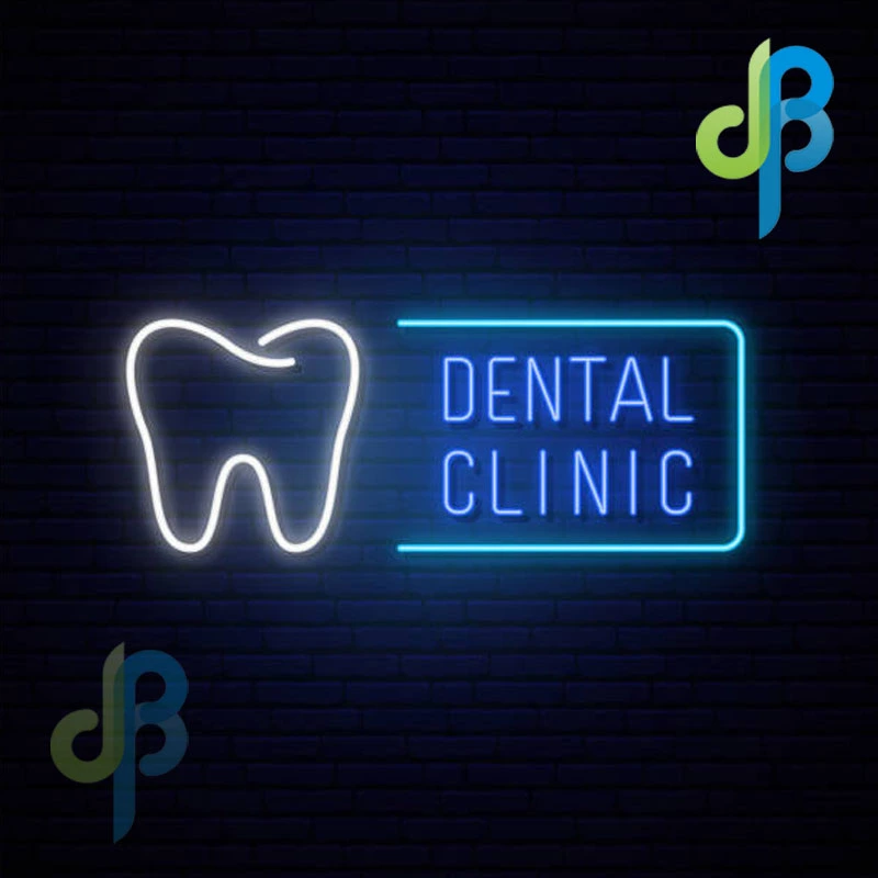 Neon Sign Dental Clinic Tooth Sign - visit Decor Beta for COD